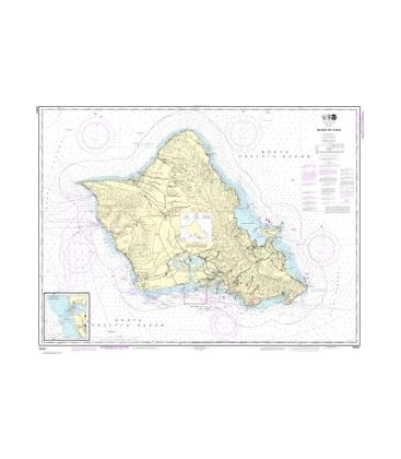 OceanGrafix NOAA Nautical Charts 19357 Island of Oahu, Barbers Point Harbor