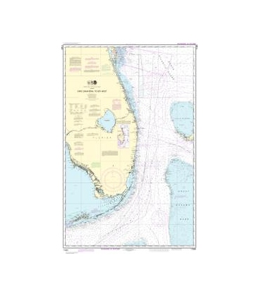OceanGrafix NOAA Nautical Charts 11460 Cape Canaveral to Key West
