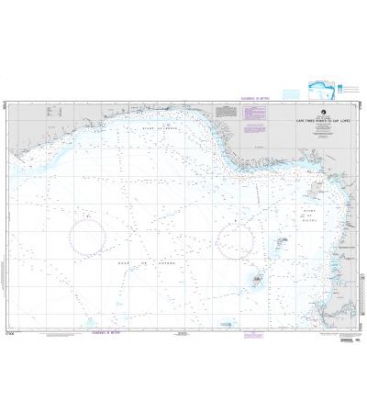 NGA Chart (formerly NIMA DMA) 57006 Cape Three Points to Cap Lopez $28.00