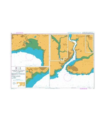 British Admiralty Chart 31 Harbours on the South Coast of Cornwall