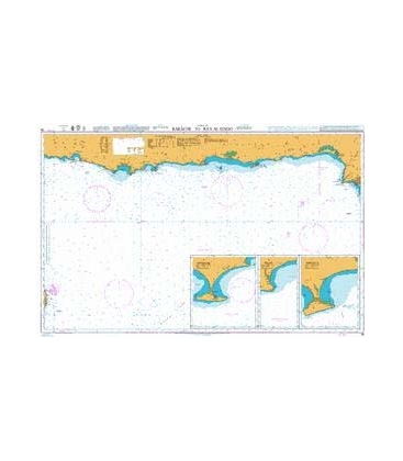 British Admiralty Nautical Chart 38 Karachi to Ra's al Hadd