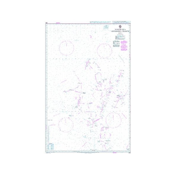British Admiralty Nautical Chart 295 North Sea Offshore Charts Sheet 1