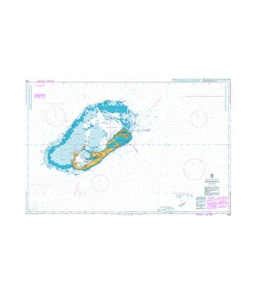British Admiralty Nautical Chart 334 Bermuda
