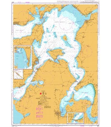 British Admiralty Nautical Chart 427 Mors to Logstor