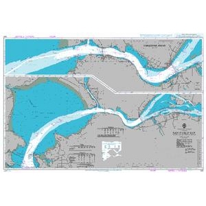 British Admiralty Nautical Chart 590 San Pablo Bay including Carquinez ...