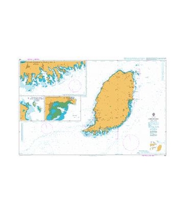 British Admiralty Nautical Chart 797 Grenada