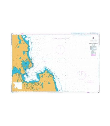 British Admiralty Nautical Chart 815 Approaches to Trincomalee
