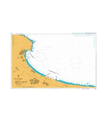 British Admiralty Nautical Chart 838 Port of Arzew