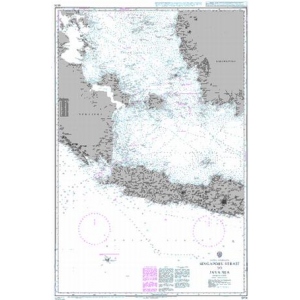 British Admiralty Nautical Chart 941A Singapore Strait to Java Sea