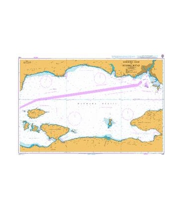 BA Nautical Chart 1005 Marmara Adasi to Istanbul Bogazi (The Bosporus)