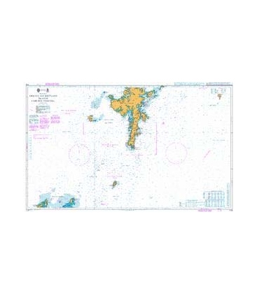 BA Nautical Chart 1119 Orkney and Shetland Islands Fair Isle Channel