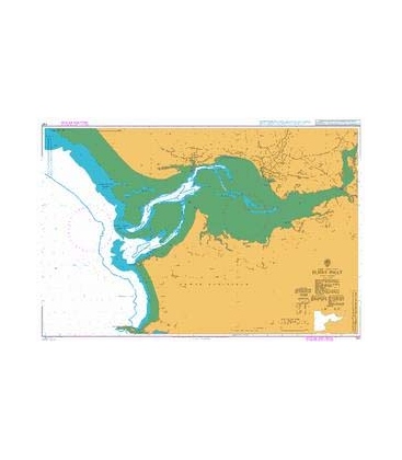 British Admiralty Nautical Chart 1167 Burry Inlet