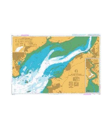 British Admiralty Nautical Chart 1176 Severn Estuary Steep Holm to ...