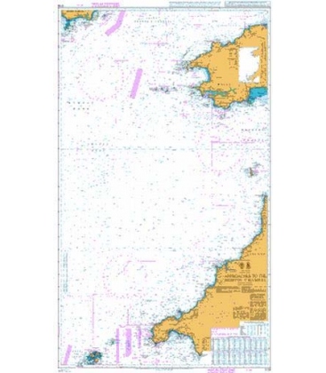 British Admiralty Nautical Chart 1178 Approaches to Bristol Channel