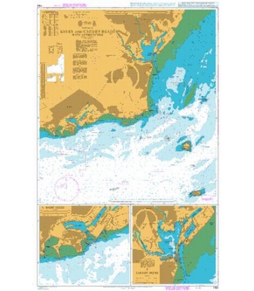 BA Nautical Chart 1182 Barry and Cardiff Roads with Approaches