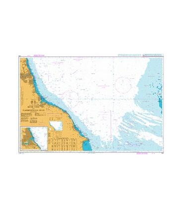 British Admiralty Nautical Chart 1191 River Tyne to Flamborough Head