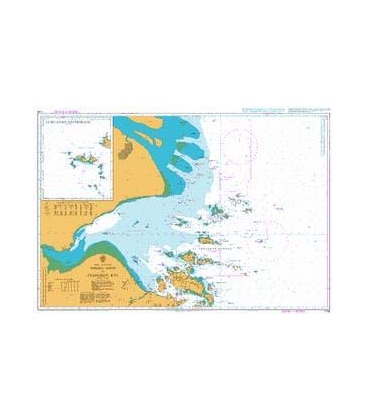 British Admiralty Nautical Chart 1199 Ningbo Gang to Changjiang Kou