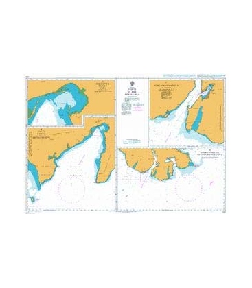 British Admiralty Nautical Chart 1231 Ports in the Bering Sea