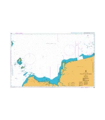 British Admiralty Nautical 1336 Pulau-Pulau Subi Besar to Bintulu