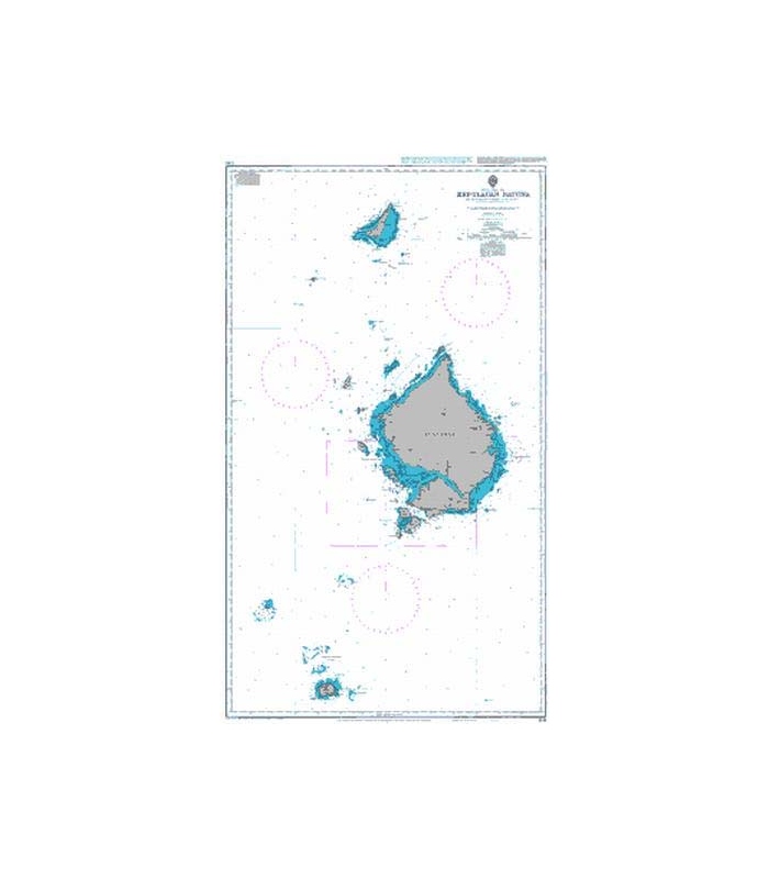 British Admiralty Nautical Chart 1348 Kepulauan Natuna