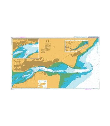 British Admiralty Nautical Chart 1481 River Tay Dundee and Approaches