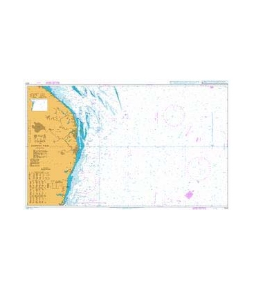 British Admiralty Nautical Chart 1504 Cromer to Orford Ness