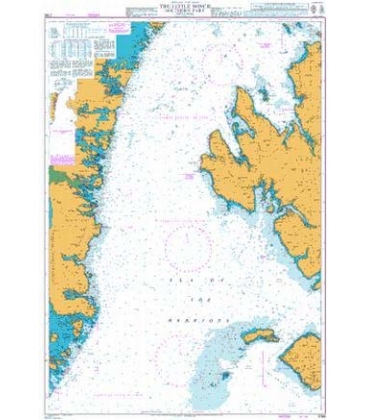 British Admiralty Nautical Chart 1795 The Little Minch Southern Part