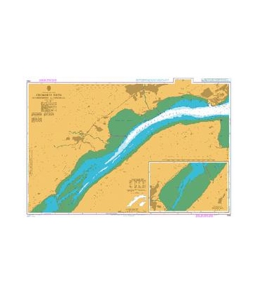 British Admiralty Nautical Chart 1890 Cromarty Firth Invergordon to ...