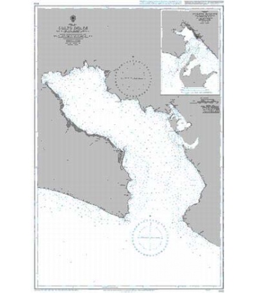 British Admiralty Nautical Chart 1932 Golfo Dulce