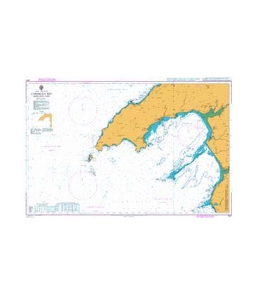 British Admiralty Nautical Chart 1971 Cardigan Bay Northern Part