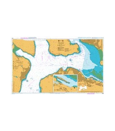 British Admiralty Nautical Chart 1994 Approaches to the River Clyde
