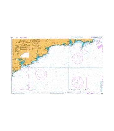British Admiralty Nautical Chart 2049 Old Head of Kinsale to Tuskar Rock