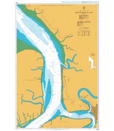 British Admiralty Nautical Chart 2152 Malacca Strait - Malaysia ...