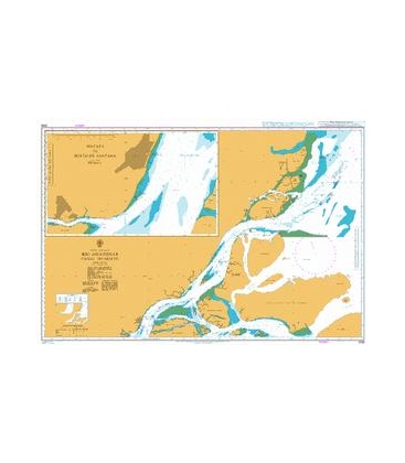 British Admiralty Nautical Chart 2189 Rio Amazonas - Canal Do Norte