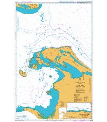British Admiralty Nautical Chart 2197 Palk Strait and Palk Bay (Eastern ...