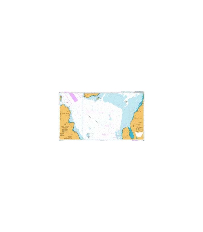 British Admiralty Nautical Chart 2199 North Channel Northern Part