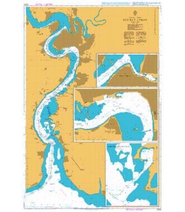 British Admiralty Nautical Chart 2203 Buz'kyy Lyman