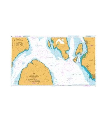 British Admiralty Nautical Chart 2221 Firth of Clyde Pladda to ...