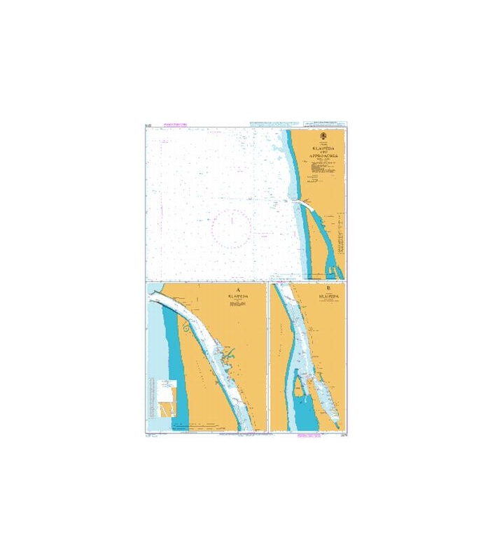 British Admiralty Nautical Chart 2276 Klaipeda and Approaches