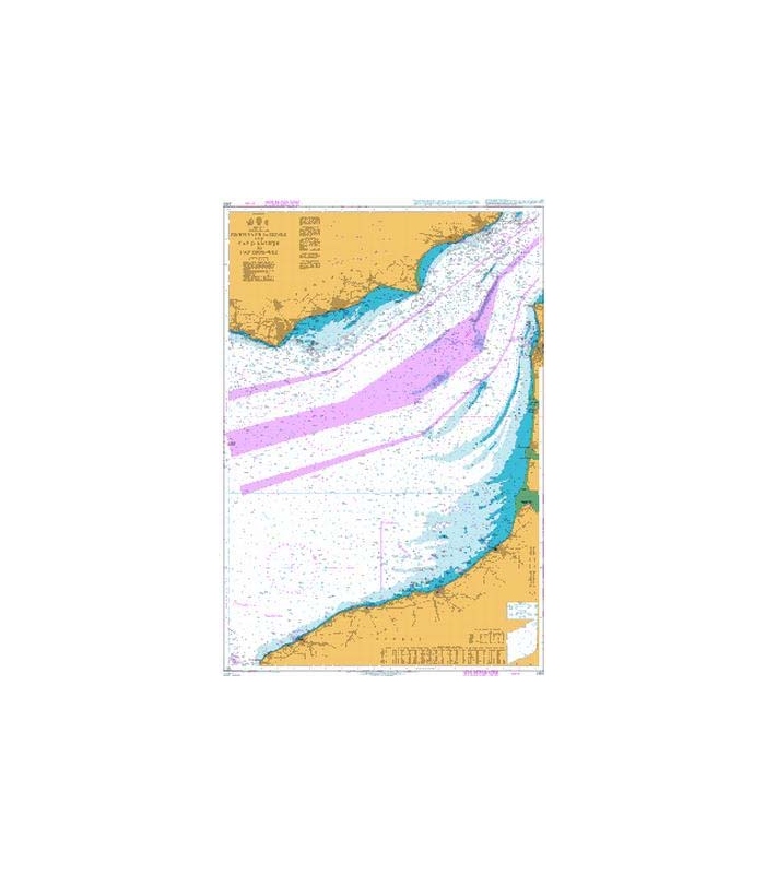 BA Naut Chart 2451 Newhaven to Dover & Cap d'Antifer to Cap Gris-Nez