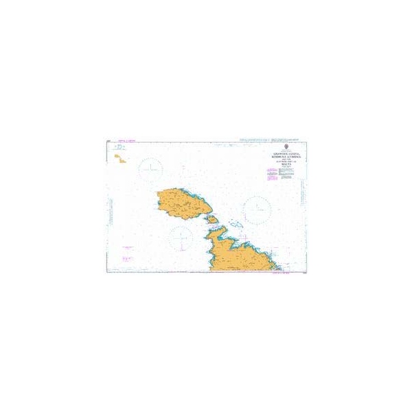 British Admiralty Nautical Chart 2537 Ghawdex (Gozo), Kemmuna (Comino ...