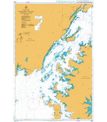 British Admiralty Nautical Chart 2559 Falkland Sound Southern Part