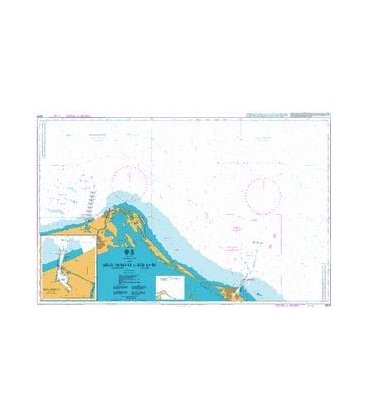 British Admiralty Nautical Chart 2578 Mina Dumyat to Port Said