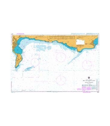 British Admiralty Nautical Chart 2610 Bill of Portland to Anvil Point