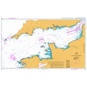 British Admiralty Nautical Chart 2675 English Channel
