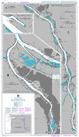 Columbia River Channel Map