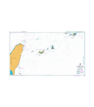 British Admiralty Nautical Chart 3236 Taiwan to Okinawa Shima