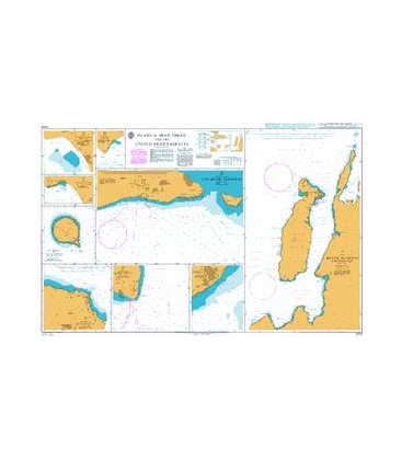 British Admiralty Nautical Chart 3409 Plans in Iran, Oman and the ...