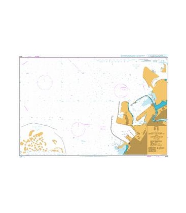 British Admiralty Nautical Chart 3414 Dubai (Dubayy) and Approaches