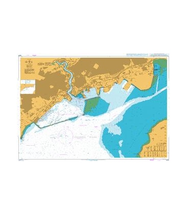 British Admiralty Nautical Chart 3428 Brest